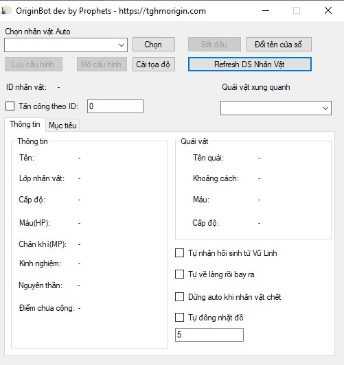 Hướng Dẫn Sử Dụng Auto Originbot - Thế giới hoàn mỹ Origin